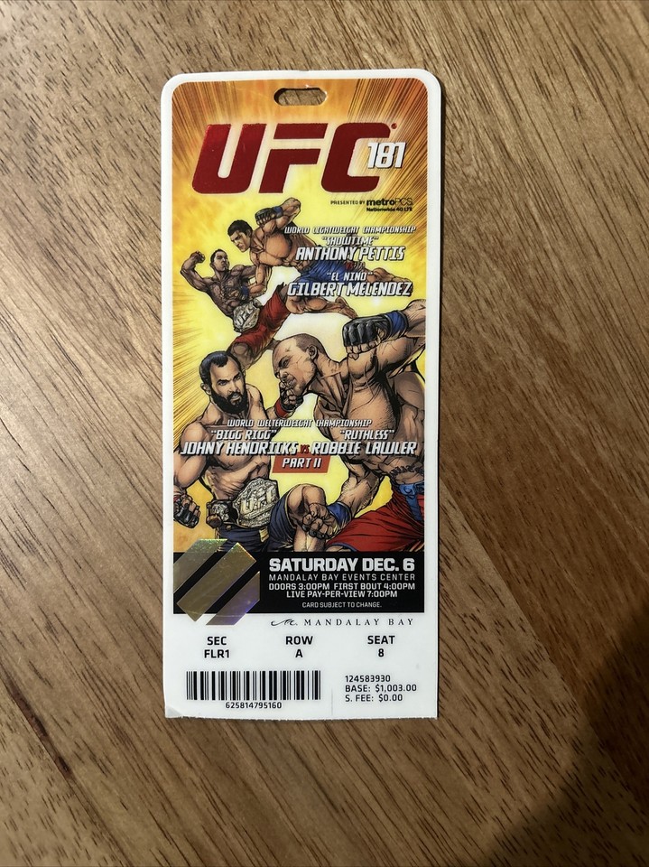 Collection of RARE UFC full ticket stub lot Conor McGregor 200 205 181 ...
