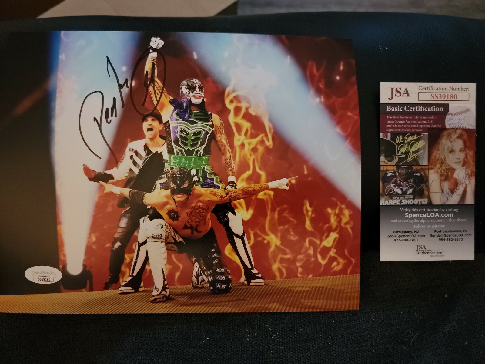 Pentagon Jr 8x10 Photo LUCHA BROTHERS Autograph AEW Penta El Zero M JSA ...