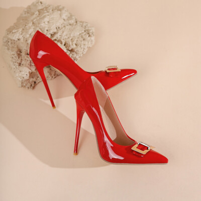 Ladies Handmade High Heels Dress Shoes Fashion Party Prom Pump-Shoes ...