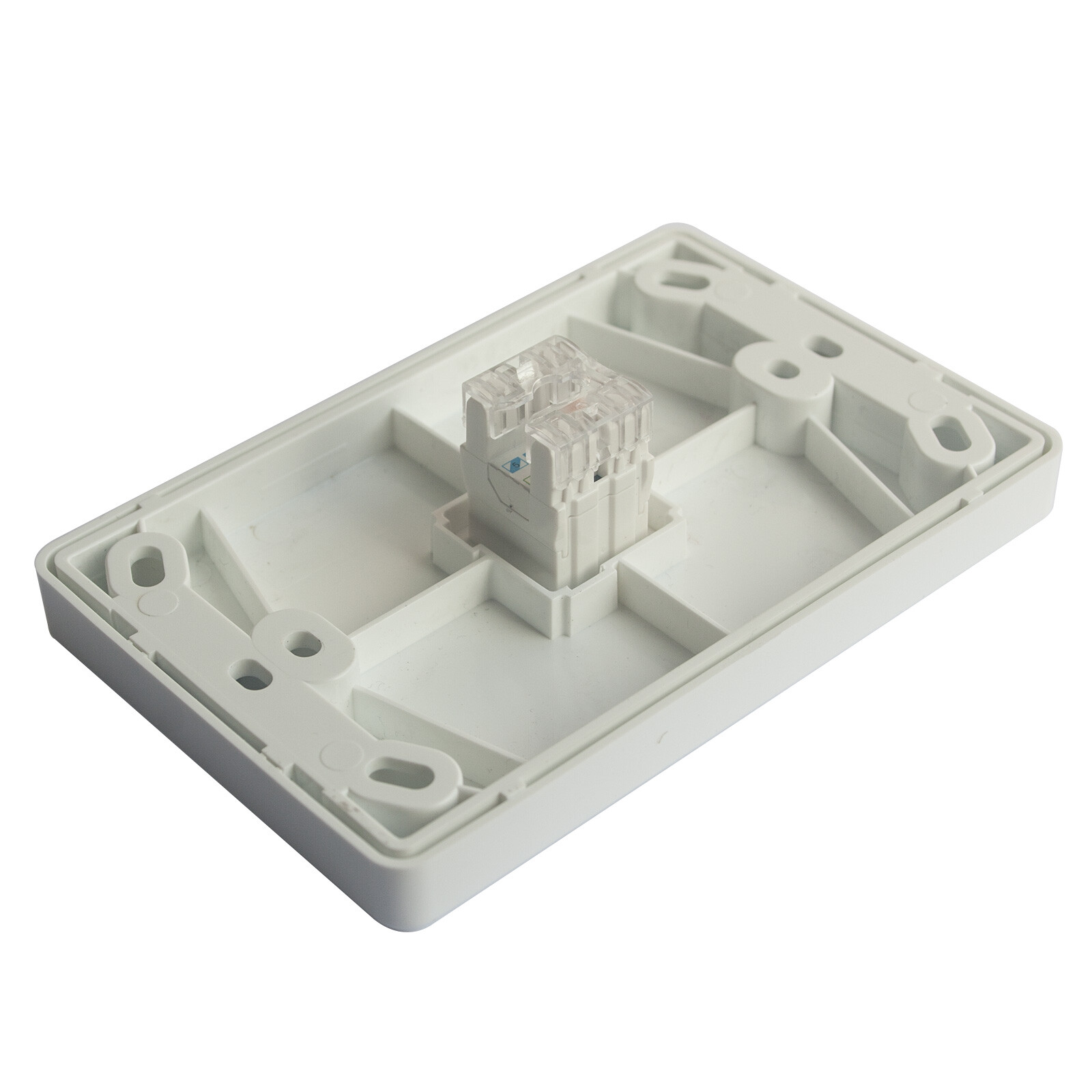 Cat6a RJ45 1Gang Wall Plate Clipsal Style Network LAN 1Port +C-Clip ...