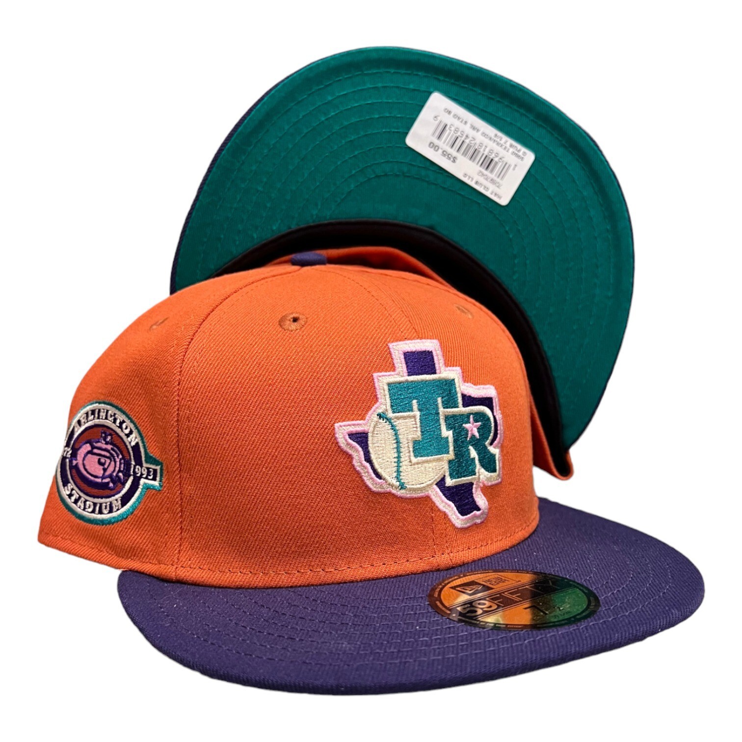 New Era Texas Rangers Cactus Fruit 59FIFTY Fitted Hat Arlington Side ...