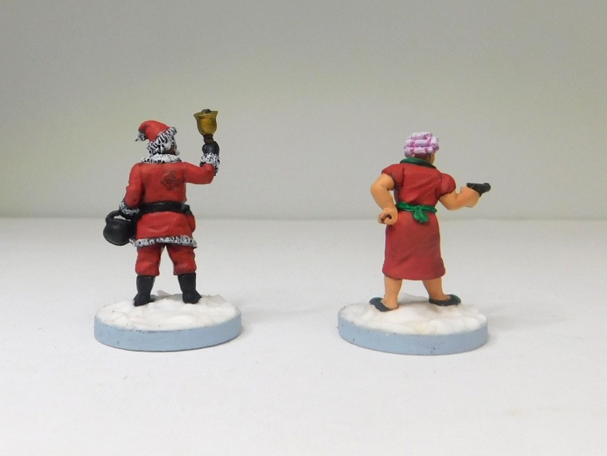 2X Well Painted Pulp Fig Bob Murch: 28mm Special Edition Bad Santa and ...