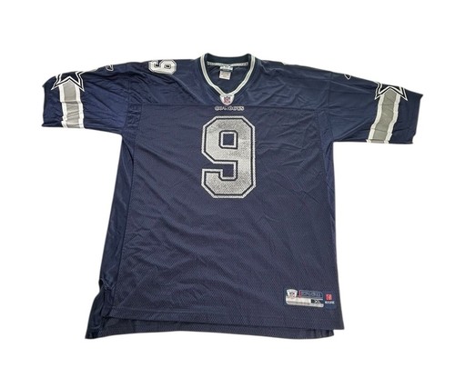 Tony Romo Jersey Men XL Dallas Cowboys Reebok On Field NFL Football ...