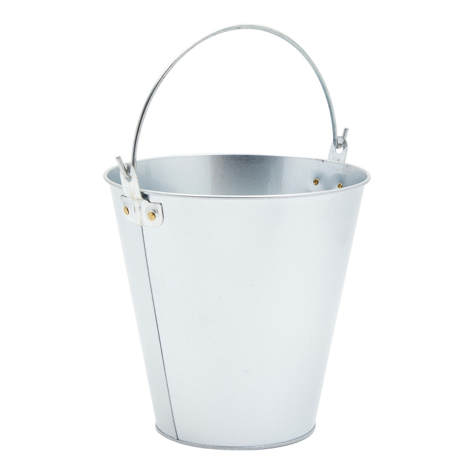 6-Pack Large Galvanized Bucket for Party - Metal Tin Ice Pail for Beer ...