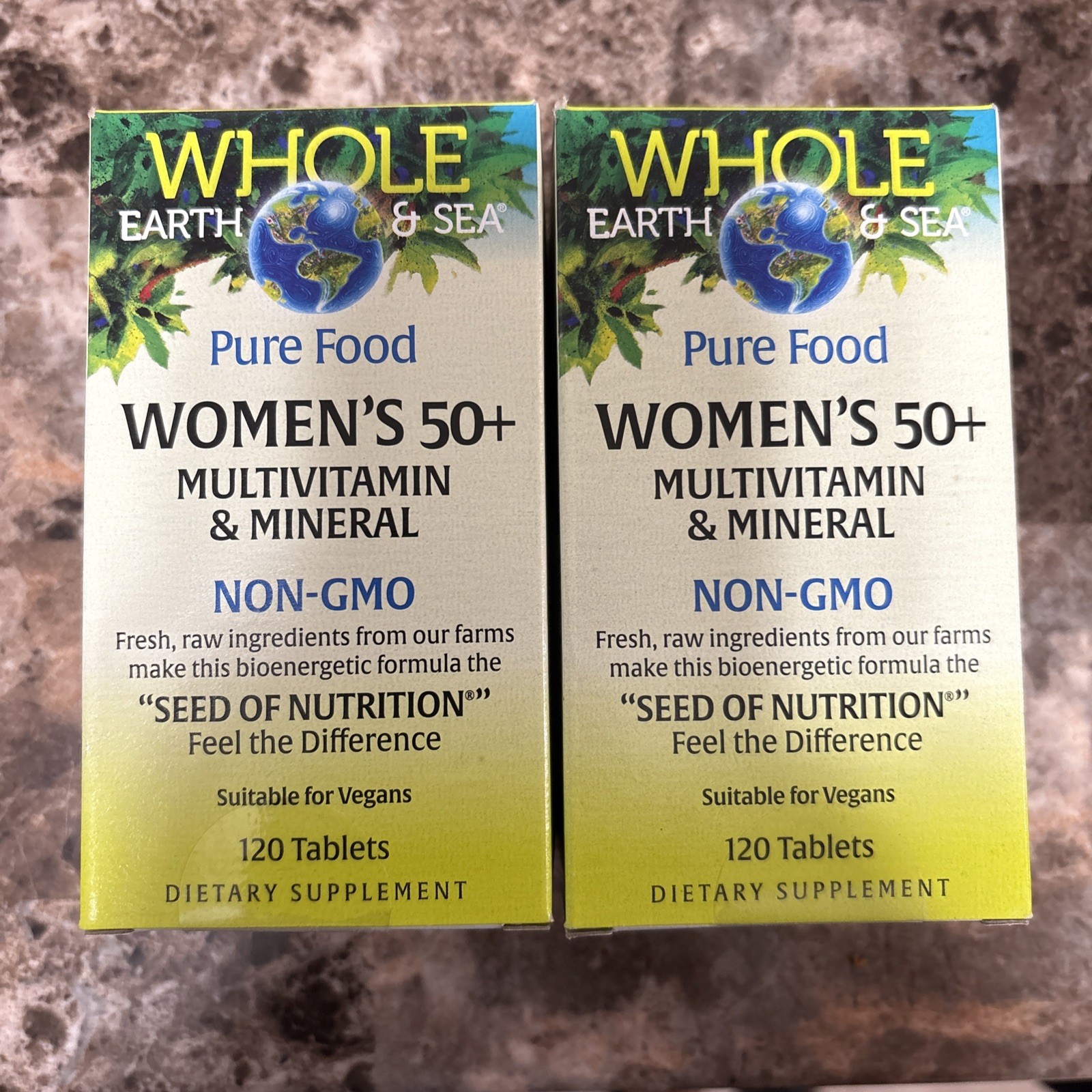 Lot Natural Factors Whole Earth&Sea Pure Food Women's 50+Multivit&Mineral | eBay