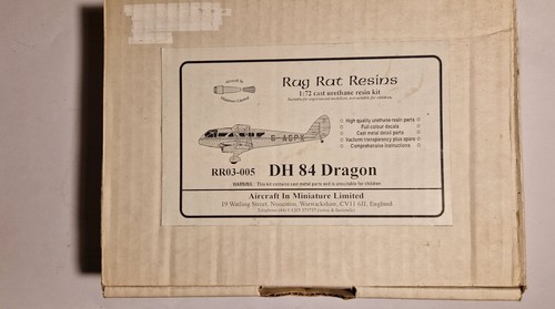 DeHavilland DH84 Dragon 1/72 Rug Rat Resins | eBay UK