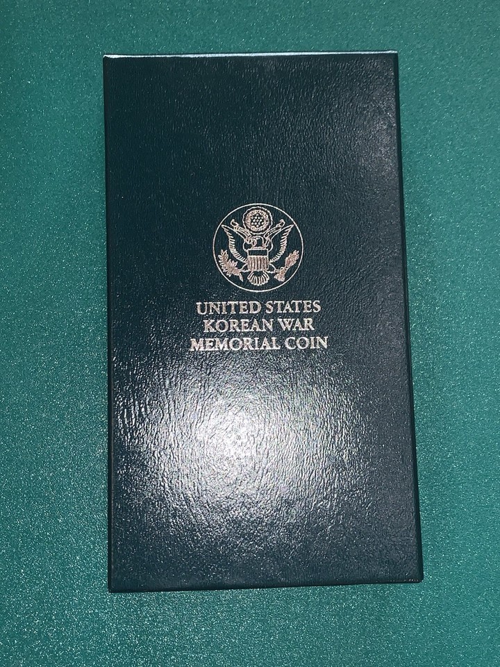 1991 US MINT KOREAN War Memorial Commemorative Proof 90% SILVER DOLLAR ...