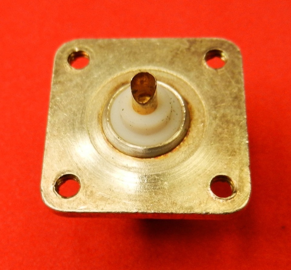UG-568/U Type C Bulkhead / Panel Mount Adapter Silver Plated NOS | eBay