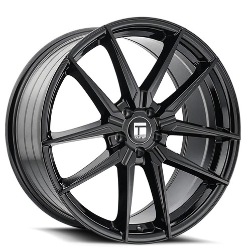 20x9 Black Wheels Touren 3294 TR94 5x112 35 (Set of 4) 66.6 ...