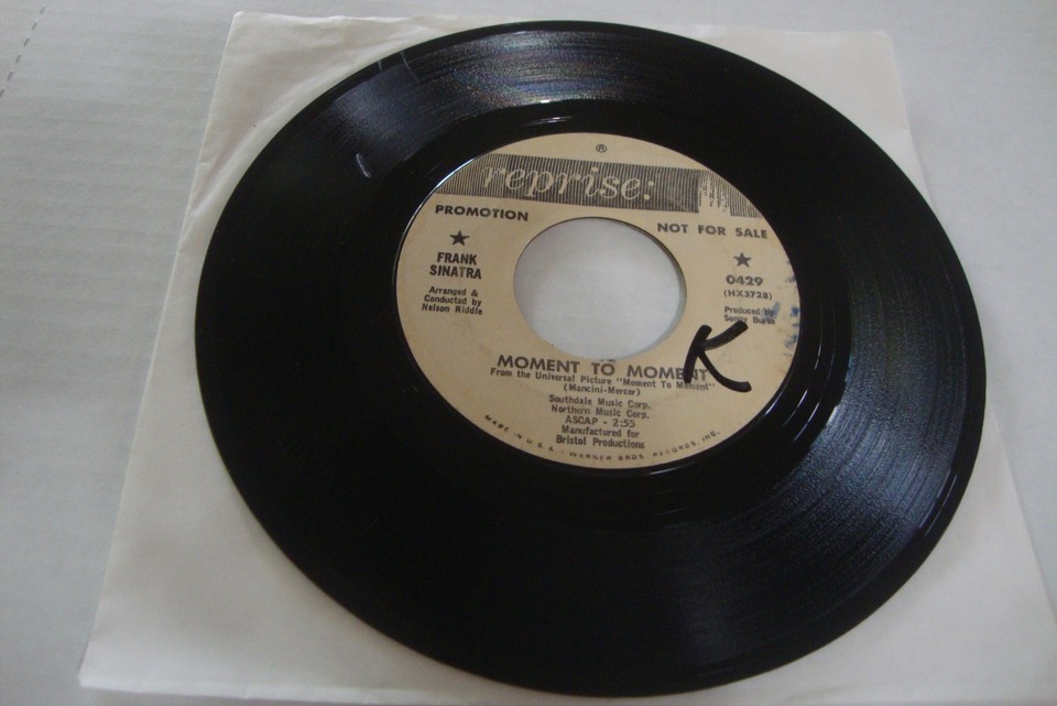 FRANK SINATRA- WHITE LABEL PROMO REPRISE 45 RPM- IT WAS A VERY GOOD ...