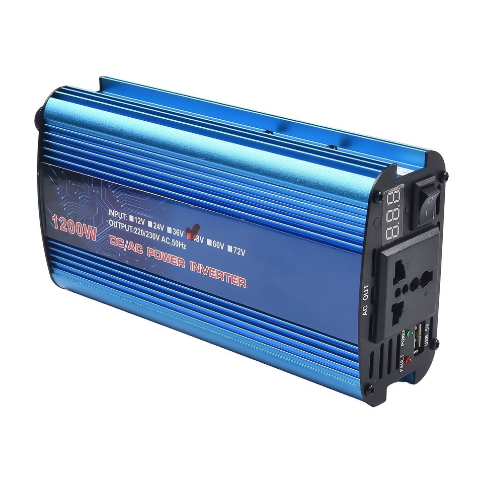 Car Inverter Power Inverter LCD Display With Transformer Function Solar ...