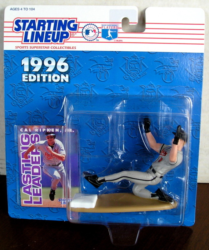1996 Cal Ripken Baltimore Oriole Sliding Starting Lineup in pkg w ...