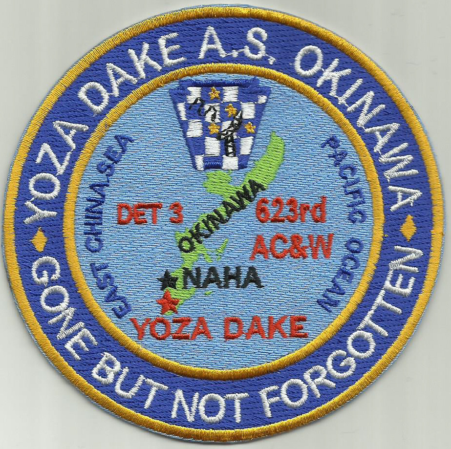 USAF AS PATCH, YOZA DAKE JAPAN, 623RD AC&W, DET 3, GONE BUT NOT ...