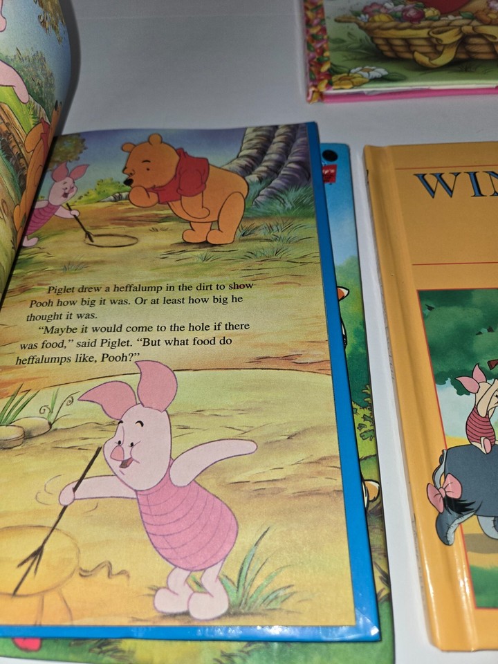Disney Winnie the Pooh Book Lot of 4 Books Hardcover and Pooh Diary | eBay