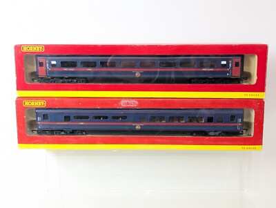 2x OO gauge Hornby GNER 'Route of the Scotsman' Mk3 & Mk4 Coaches ...