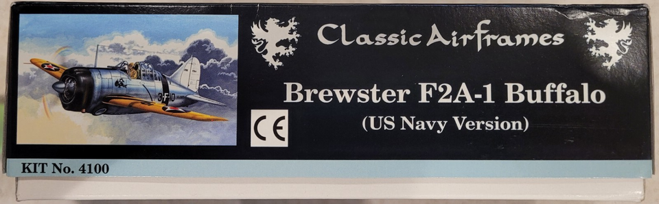 Classic Airframes 1/48th scale Brewster F2A-1 Buffalo, US Navy version ...