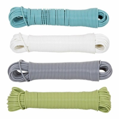 Heavy Duty Steel Core Strong Clothes Washing Line Wire Rope Laundry ...