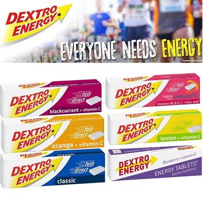 Dextro Energy Dextrose Tablets 47g , Choose Yours | eBay UK