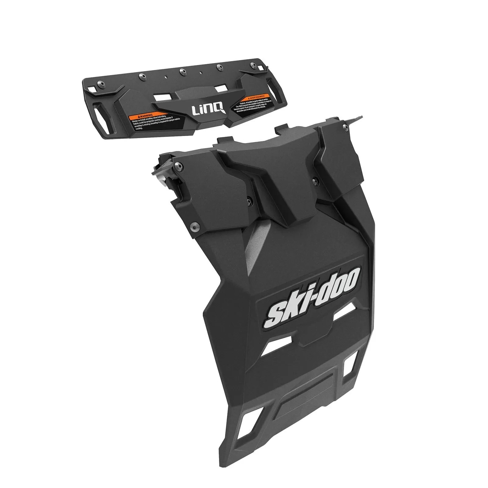 Ski Doo Snowmobile LinQ Removable Snow Flap Bracket Kit REV Gen 4 & 5 ...