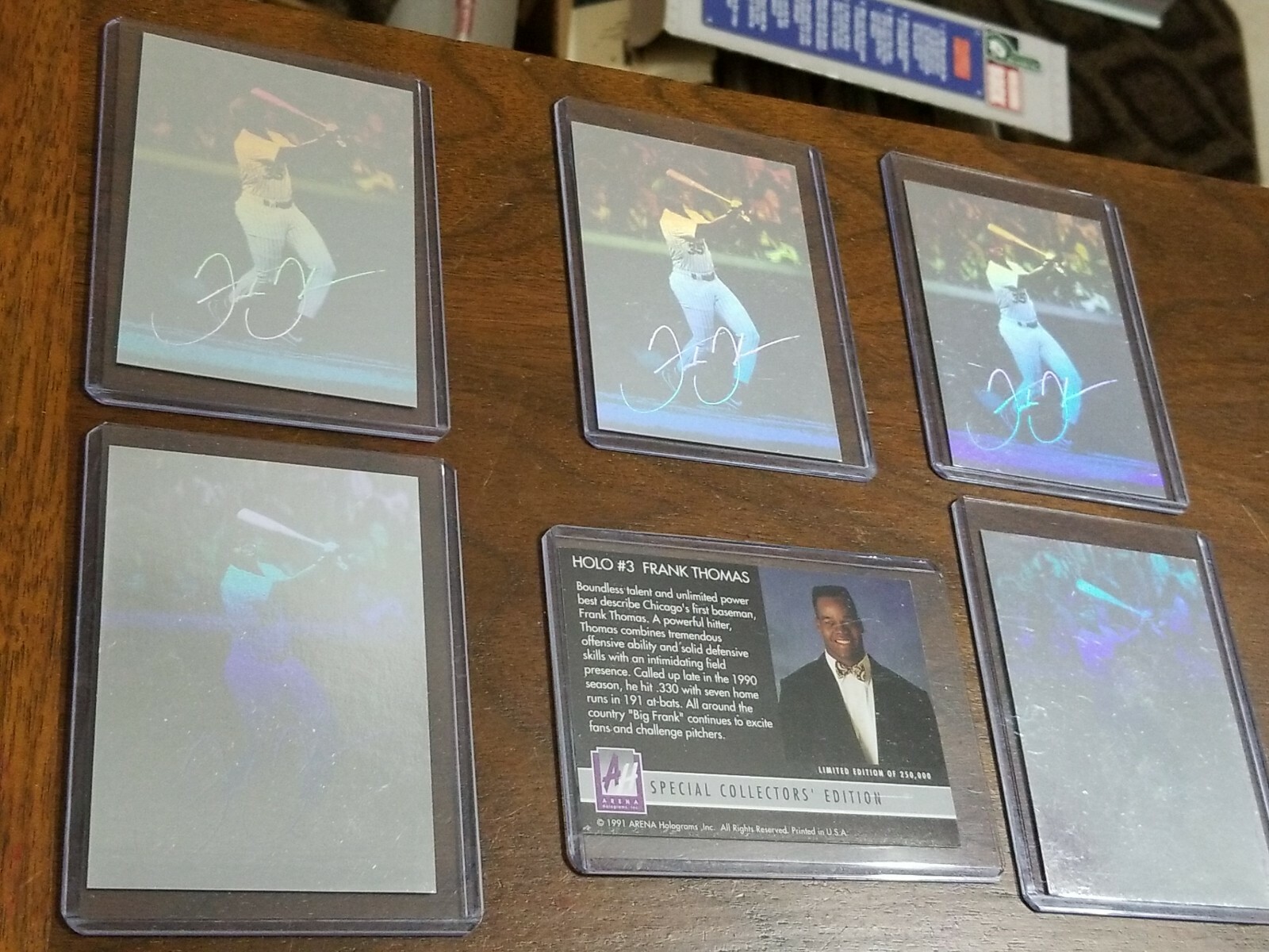 Frank Thomas Hologram Card