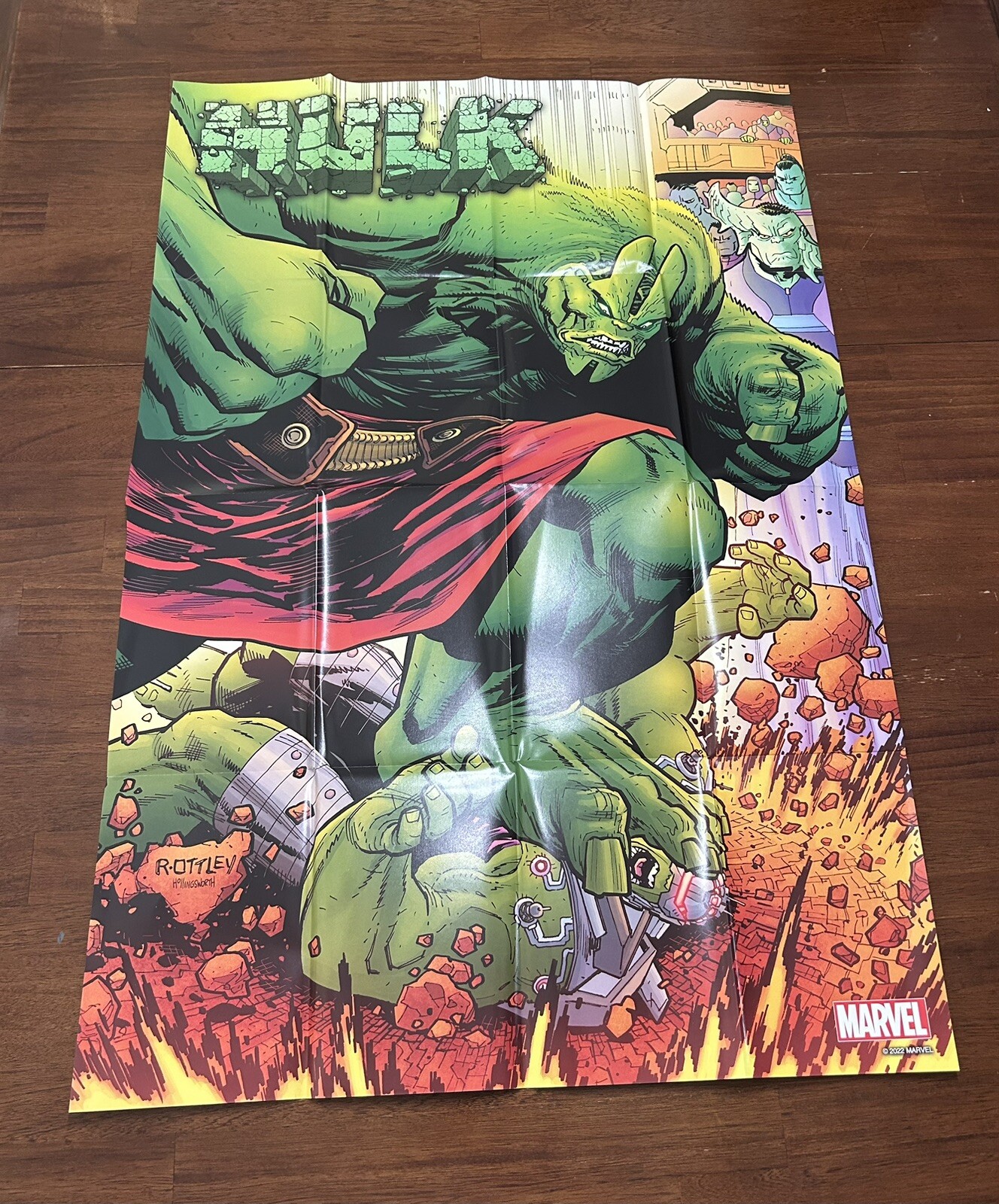 The Incredible Hulk Marvel Comics Promo Poster 24x36 | eBay UK