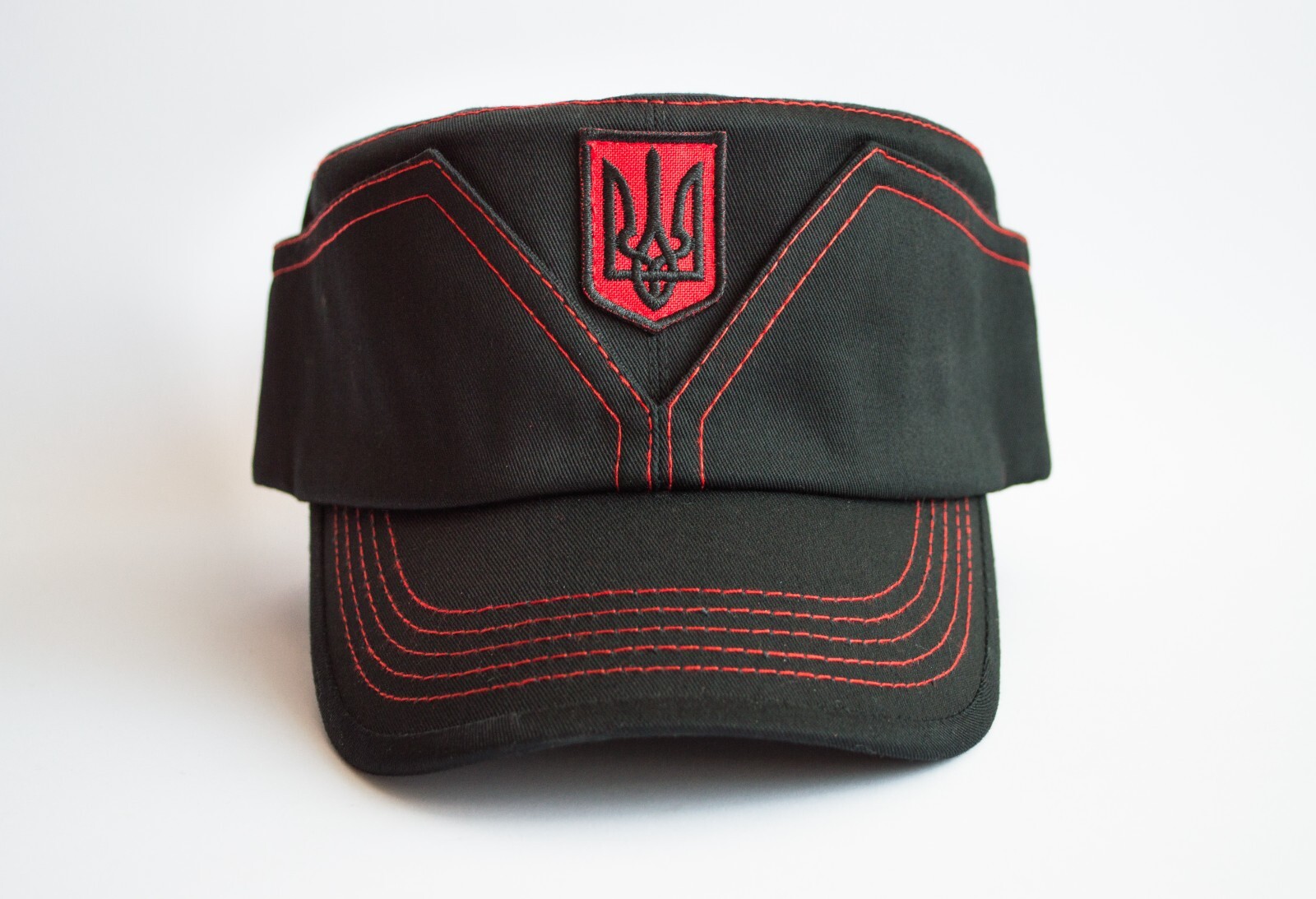 Ukrainian Black-Red Army Cap, Ukraine Military Hat Mazepynka. Size 57 ...