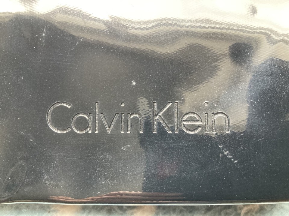 Unreleased CALVIN KLEIN black bag PROMO half plastic Pink inner UNUSED ...