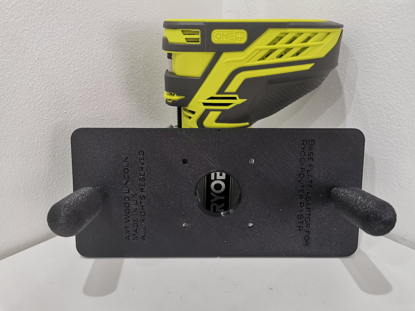 Sub base plate Ryobi Router R18TR-0 ONE Groove Jig Milling Slotting ...