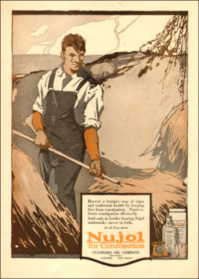 1920s vintage Ad NUJOL for Constipation , Standard Oil CO. at Drug ...