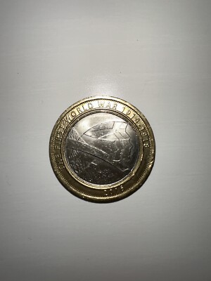 The First World War Rare 2 Pound Coin 1914 - 1918 2016 edition rare £2 ...