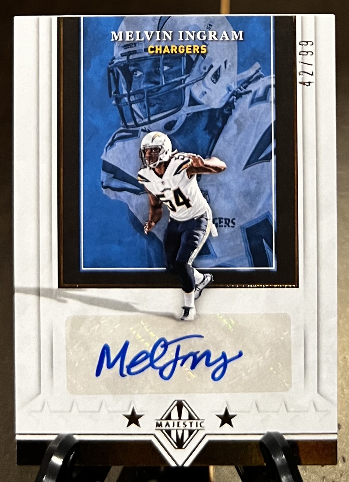 2018 Panini Majestic Signatures Tier 1 /99 Autograph #ST1-MI Melvin ...