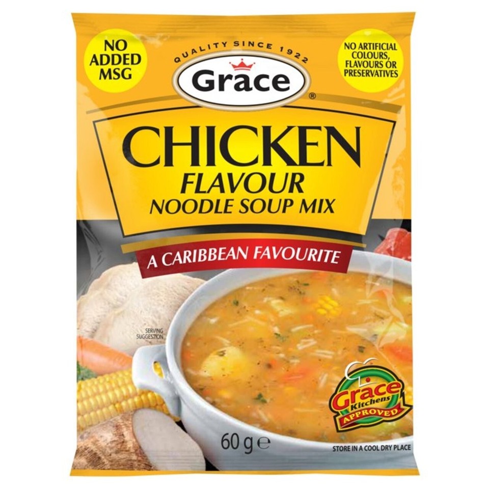 Grace Chicken Flavour Noodle Soup Packet Mix 50G PACK OF 6 | eBay