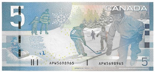2008 Canada $5 - 4 digit RADAR note 5698965 | eBay