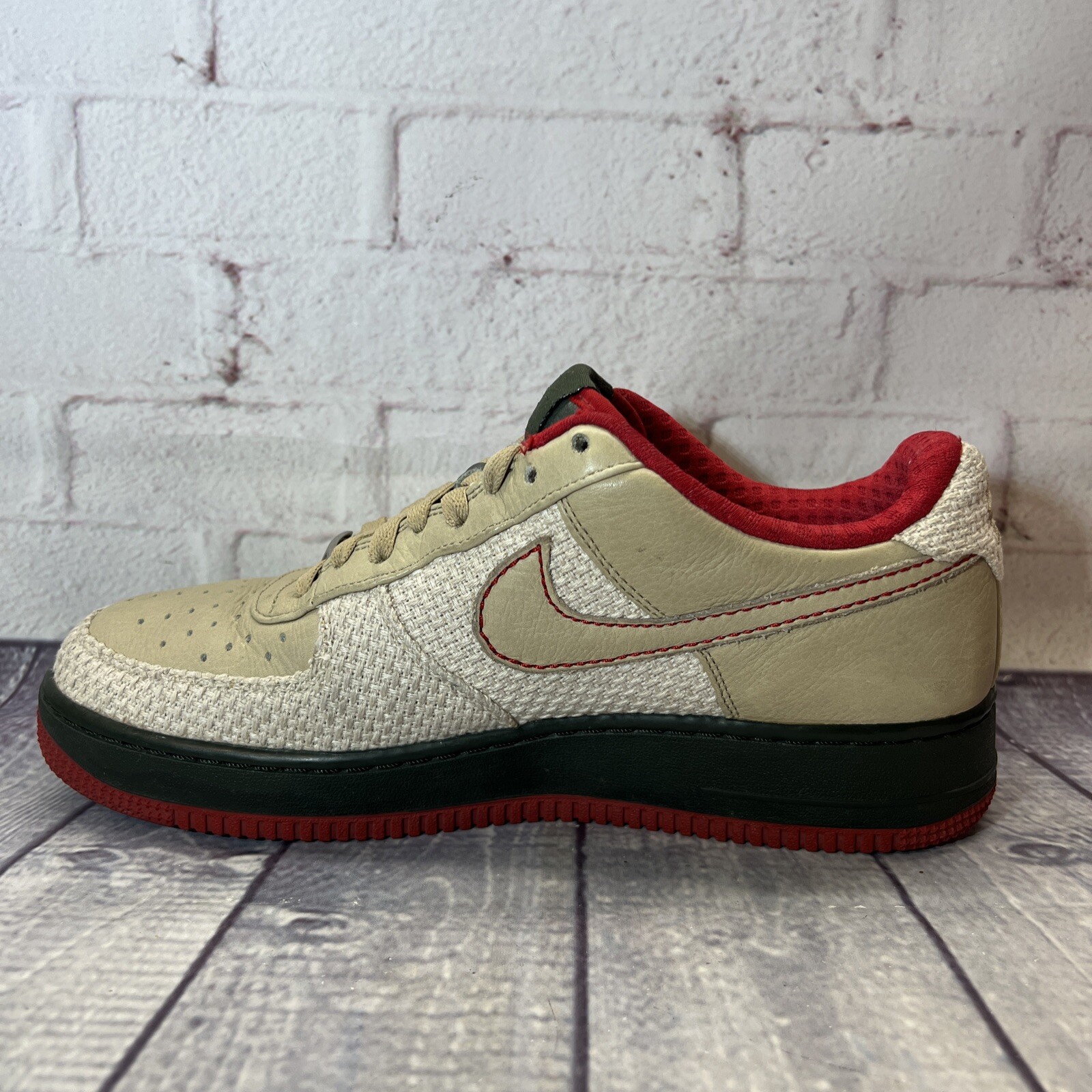 Nike Air Force 1 '07 PRM China Red Hemp Shoes Shoes 3… - Gem