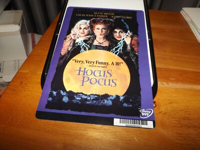HOCUS POCUS DISPLAY BACKER CARD (not a dvd) 5.5" X 8" NO MOVIE | eBay