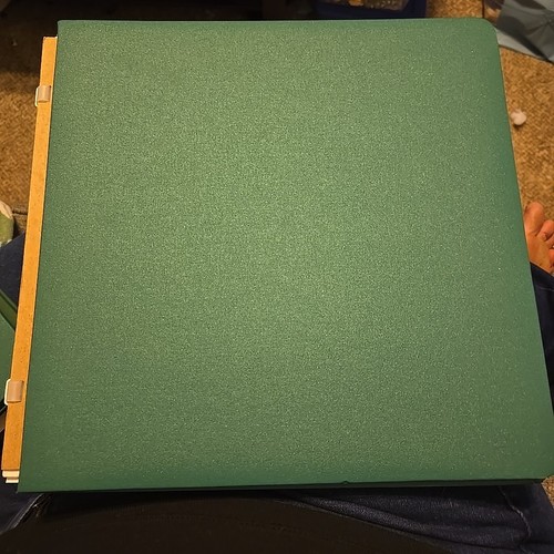 Creative Memories 12" x 12" Coverset Album Dark Green Solid Color ...