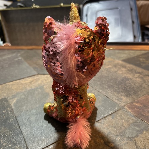 TY Beanie Boo Flippables Sunset Flip sequined unicorn 9" | eBay