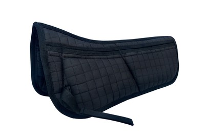 Horse Contoured Wither Relief Quilted Half Pad w/ Foam Inserts 72145 | eBay
