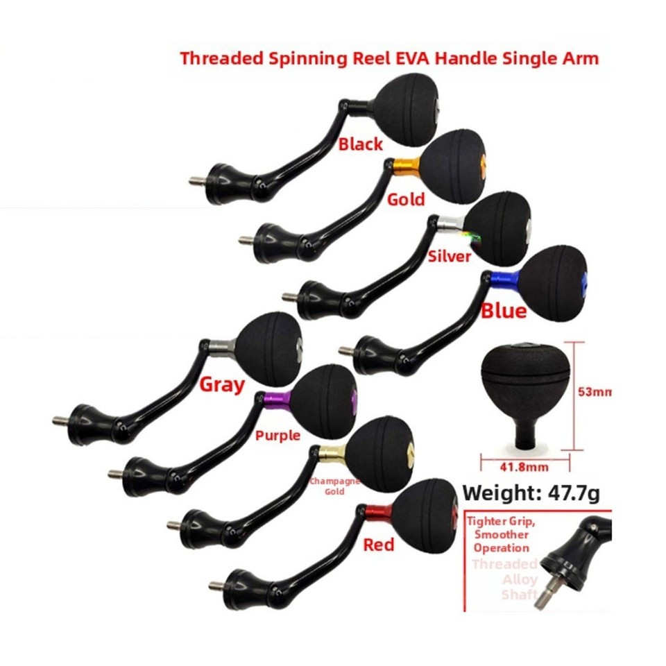EVA Knob Single Arm Foldable Handle for 5000 6000 Series Reel ...
