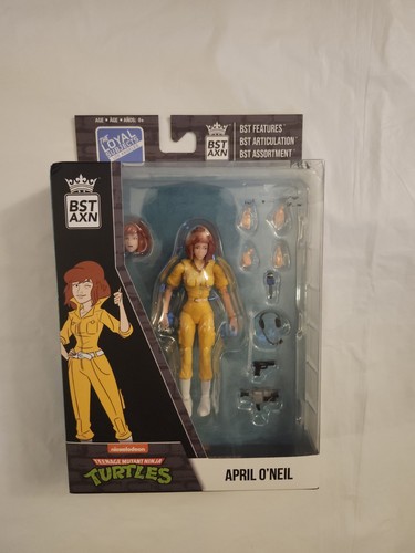 BST AXN Teenage Mutant Ninja Turtles April O'Neil White Boots 5" Figure ...
