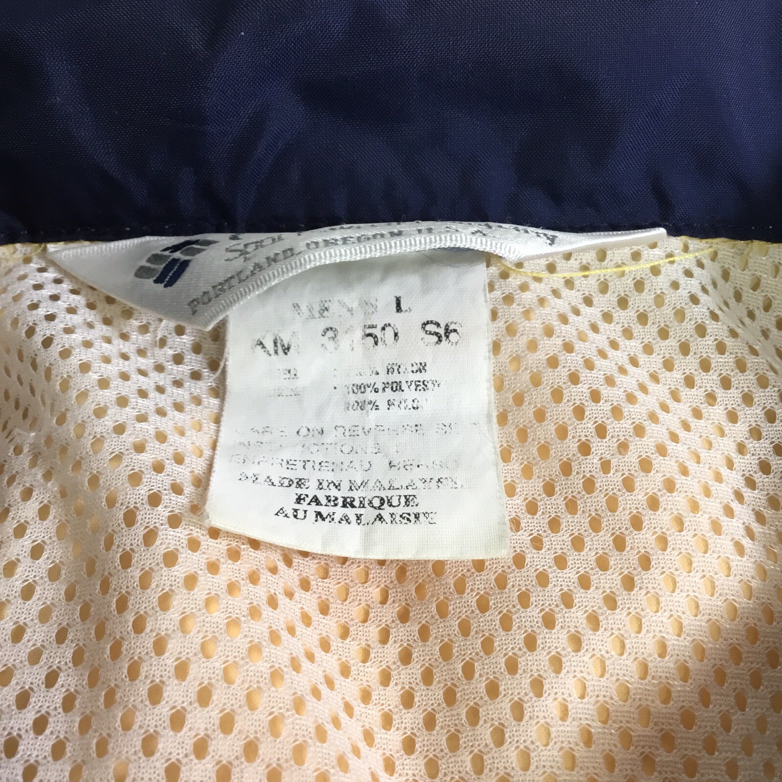 Vintage Columbia Colorblock Jacket Mens Large Yellow … - Gem