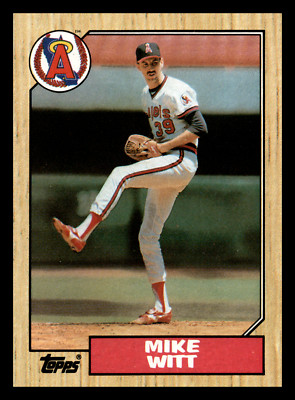 1987 Topps Mike Witt California Angels #760 Mint | eBay