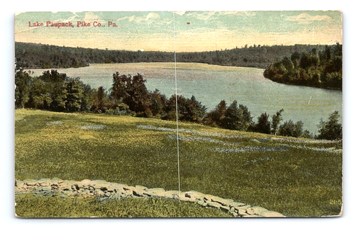 Pike Co. PA Lake Paupack Scenic View Postcard Posted 1915 pc88 | eBay