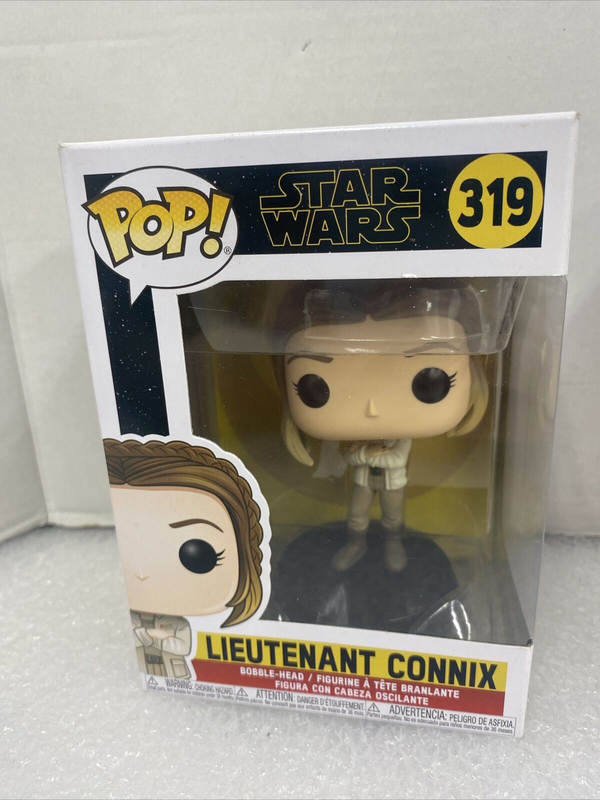 New Funko Pop Star Wars Lieutenant Connix #319 Vinyl Bobble-Head New In ...