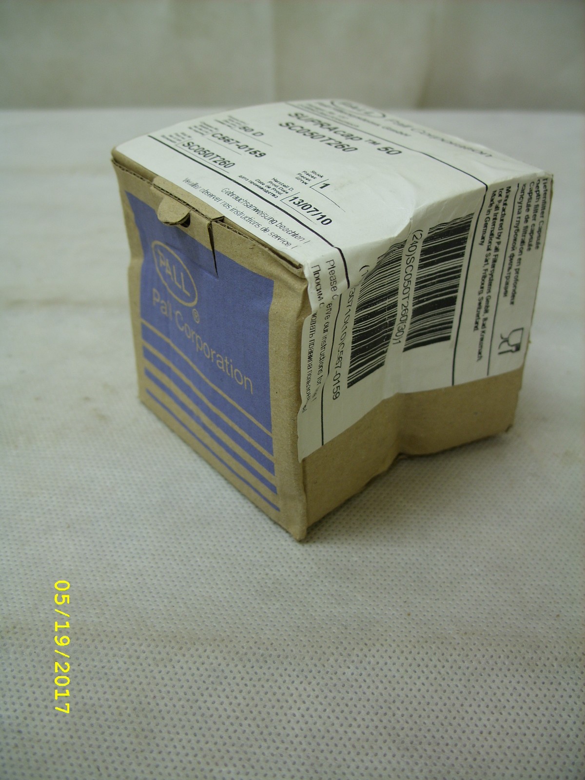 PALL - Supracap 50 - Media Grade Filtration Filter Capsule - SC050T260 ...