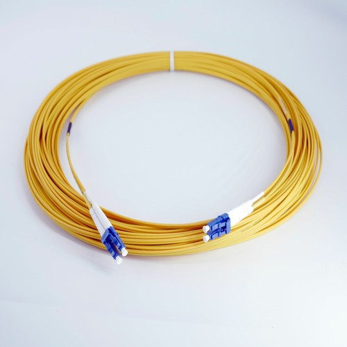 Fiber Optic LWL OS1 / OS2 Patch Cable 30m LC-LC Male Yellow 9/125 ...