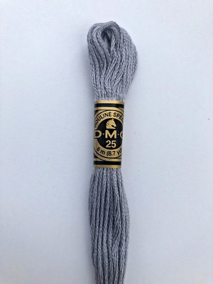 DMC 318 ' STEEL GREY (LIGHT) ' CROSS STITCH 8m SKEINS-THREADS FREE PP | eBay UK