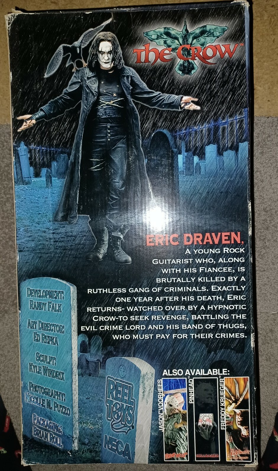 Neca 18" Eric Draven (The Crow) Figure/With Sound | eBay UK