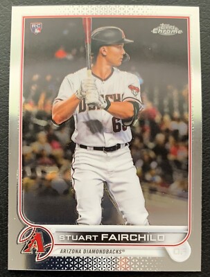 2022 TOPPS CHROME STUART FAIRCHILD ARIZONA DIAMONDBACKS #156 BASE ...