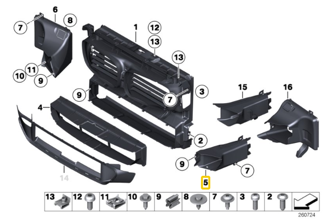BMW 51747200764 GENUINE OEM DUCT for sale online | eBay